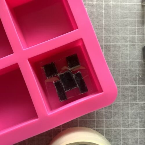 Minecraft Creeper Melt and Pour Soap Bars