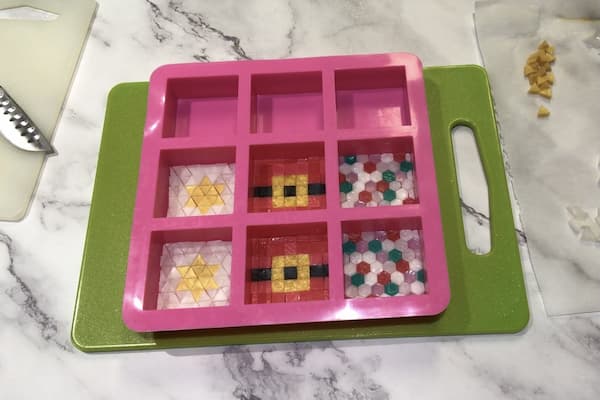 More Mosaic Christmas Soap