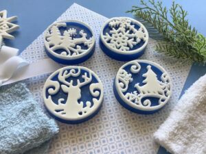 Winter Silhouettes Melt and Pour Soap Bars