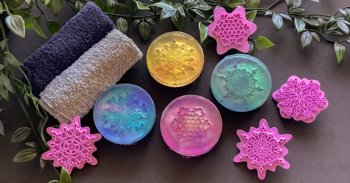 The Embossed Melt and Pour Soap Technique